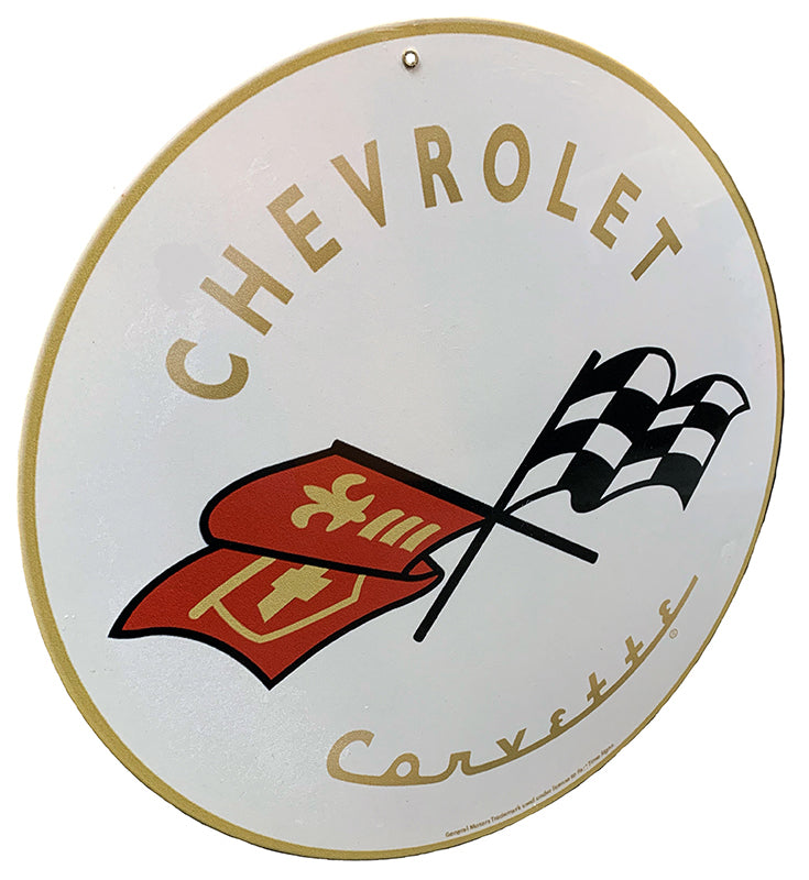 Chevrolet Corvette Metal Sign – Nostalgia Blvd